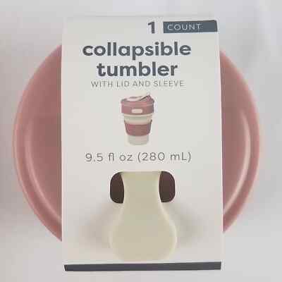 Collapsible Tumbler 9.5oz Target Bullseye Playground MAUVE NEW | eBay