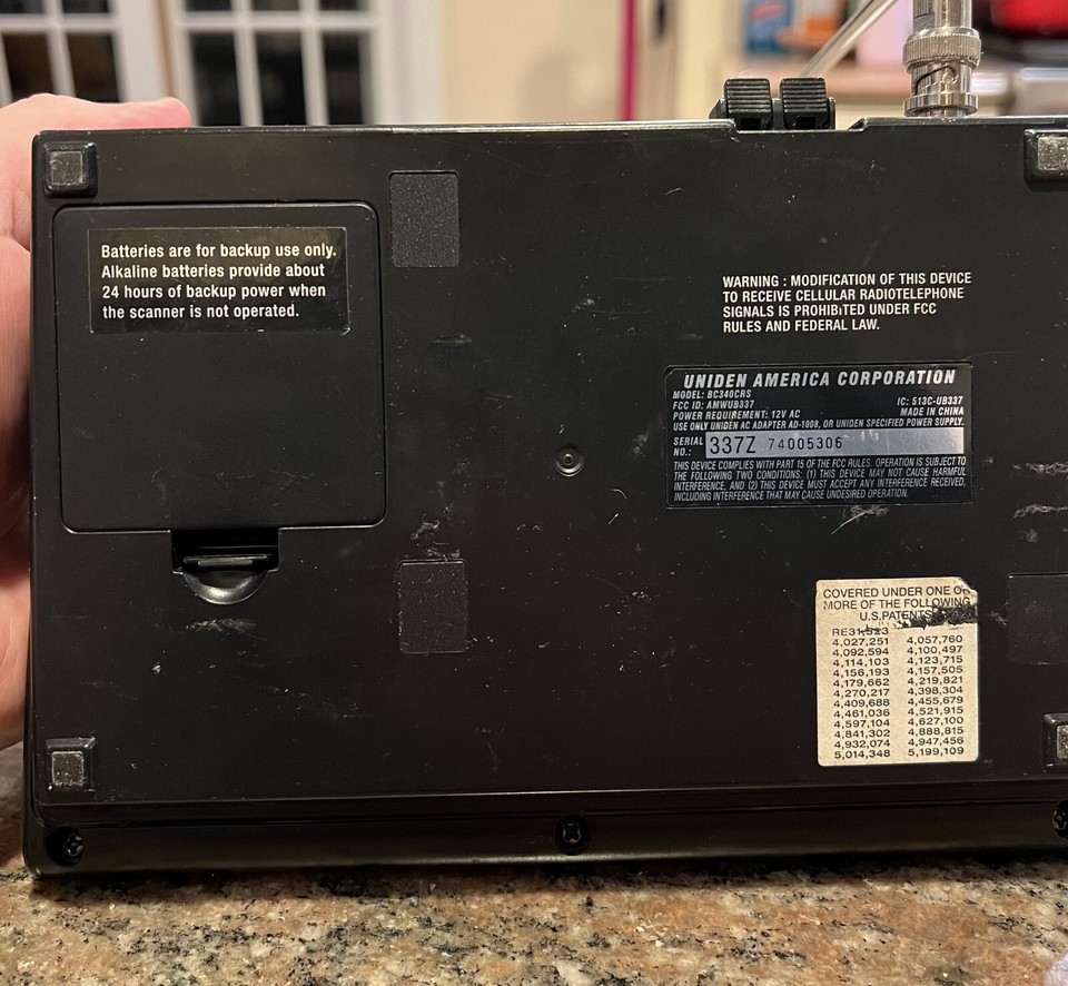 Uniden Bearcat BC340CRS Desktop Scanner **Squelch Issue** Please Read ...