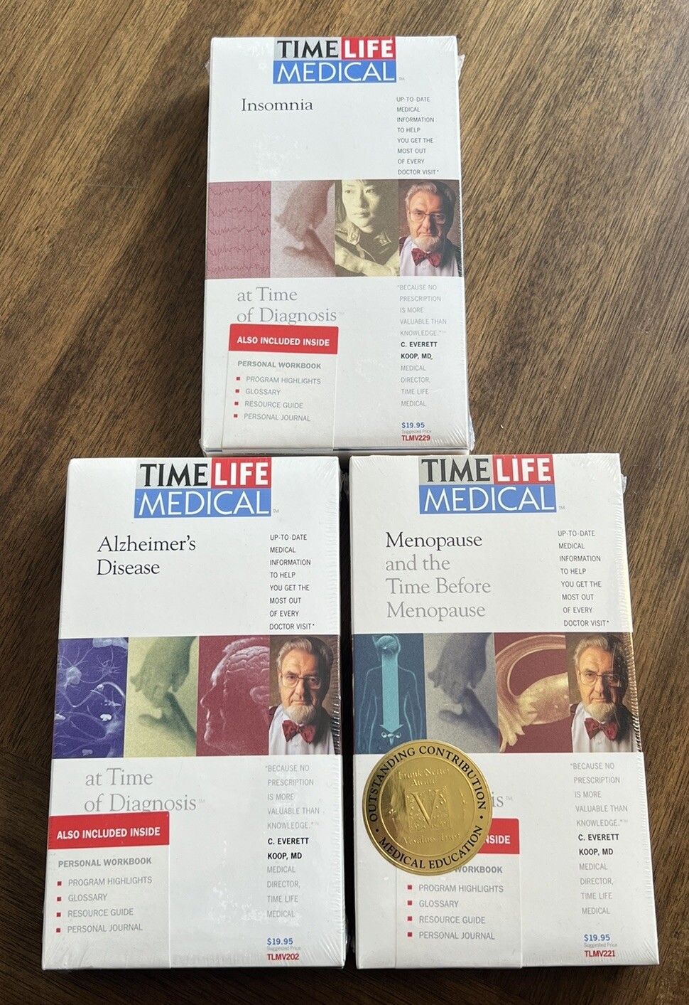 Time Life Medical Lot of 3 VHS Tapes Alzheimer's Disease Insomnia ...