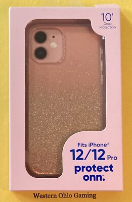 Protect ONN Gold Glitter Fade Phone Case for iPhone 12 / 12 Pro NEW | eBay