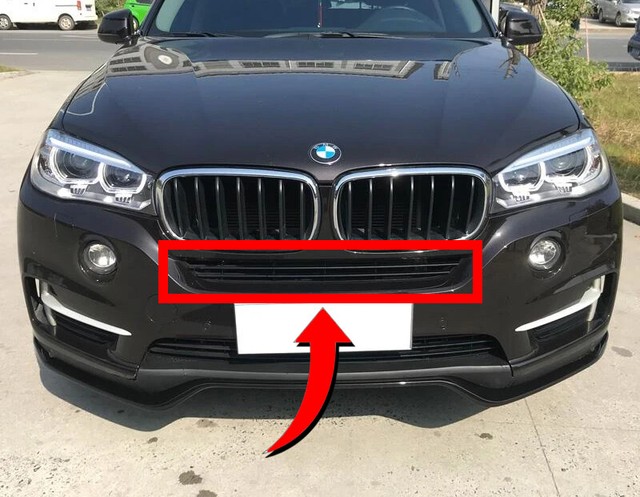 Genuine OE BMW X5 F15 Front Bumper Center Top Black Grille 51117294476 ...