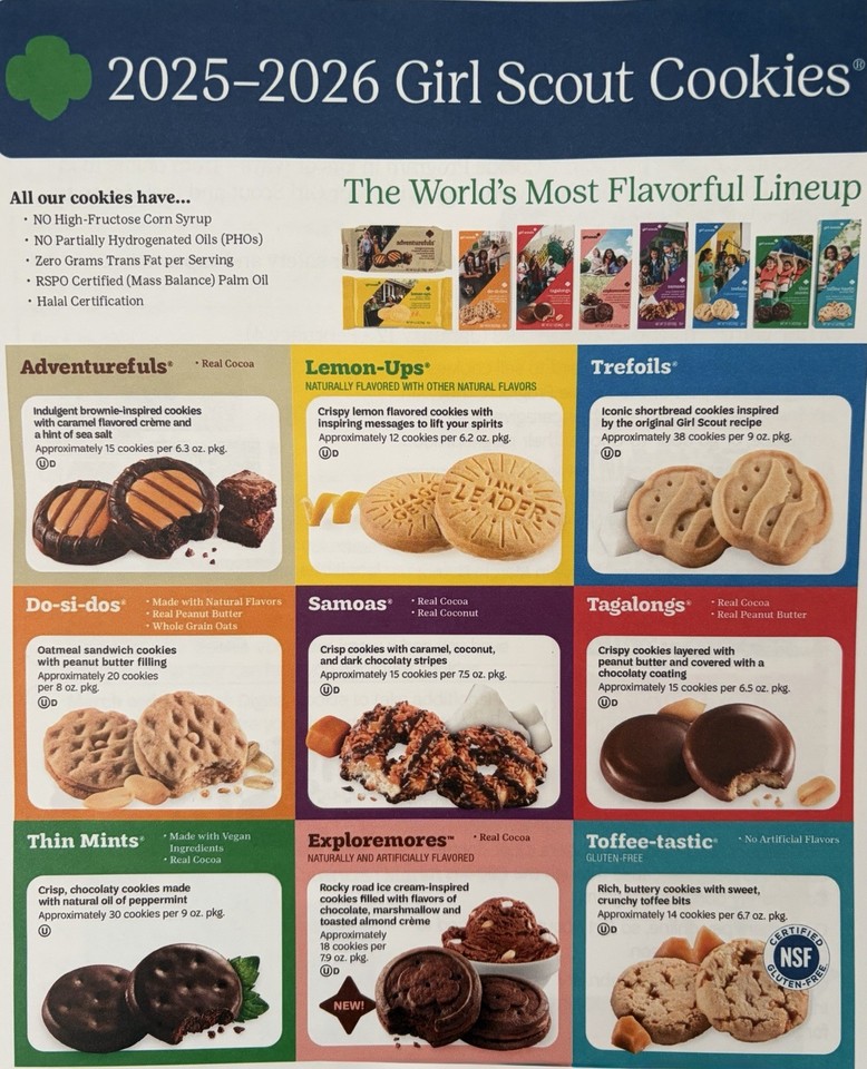 💚NEW 2026 GIRL SCOUT TREFOILS COOKIES-12 BOXES💚 | eBay