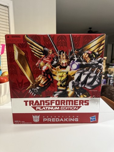 Transformers Platinum Edition Predaking G1 Reissue - Brand New Sealed ...