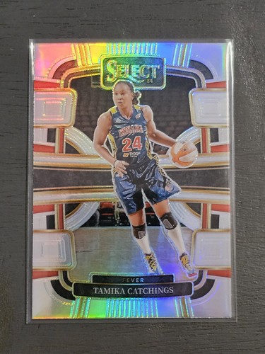 2024 Panini Select WNBA - Concourse Silver Prizm #26 Tamika Catchings ...
