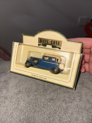 LLEDO DAYS GONE VINTAGE MODEL MADE IN UK 54000 ROLLS ROYCE BLUE 'D ...