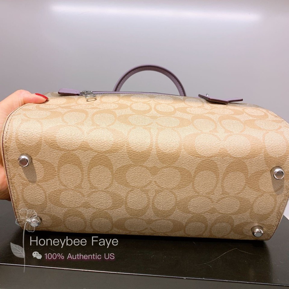 NWT Coach Rowan Satchel In Signature Canvas 2025 CV961/CV962/cw376 | eBay