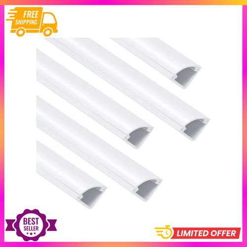 85in Corner Cable Concealer Wire Cord Hider Raceway Wall Floor ...