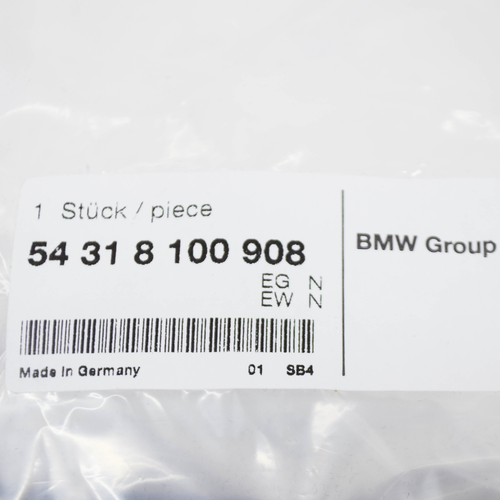 NEW BMW 3 E30 CONVERTIBLE TOP RUBBER SEAL 54318100908 8100908 NO DUTY ...