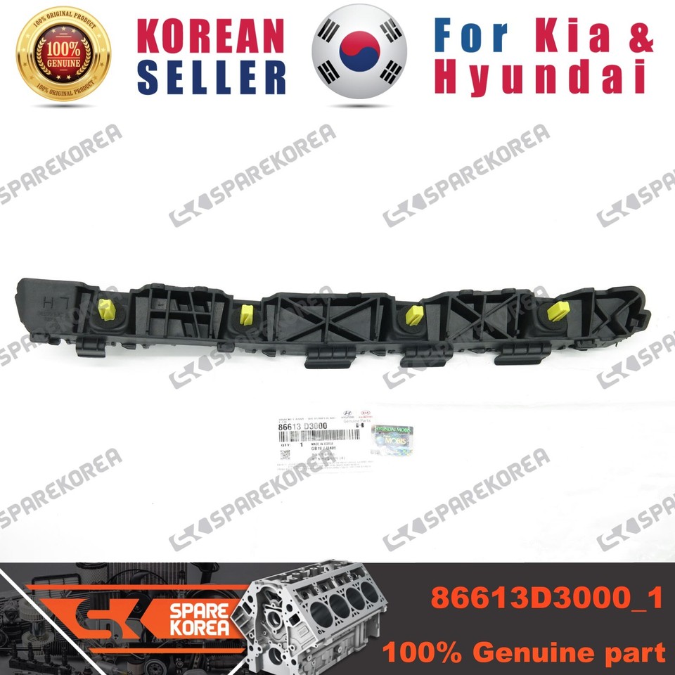 Genuine/OEM 86613D3000 BRACKET ASSY-RR BUMPER SIDE,LH for Hyundai/Kia ...