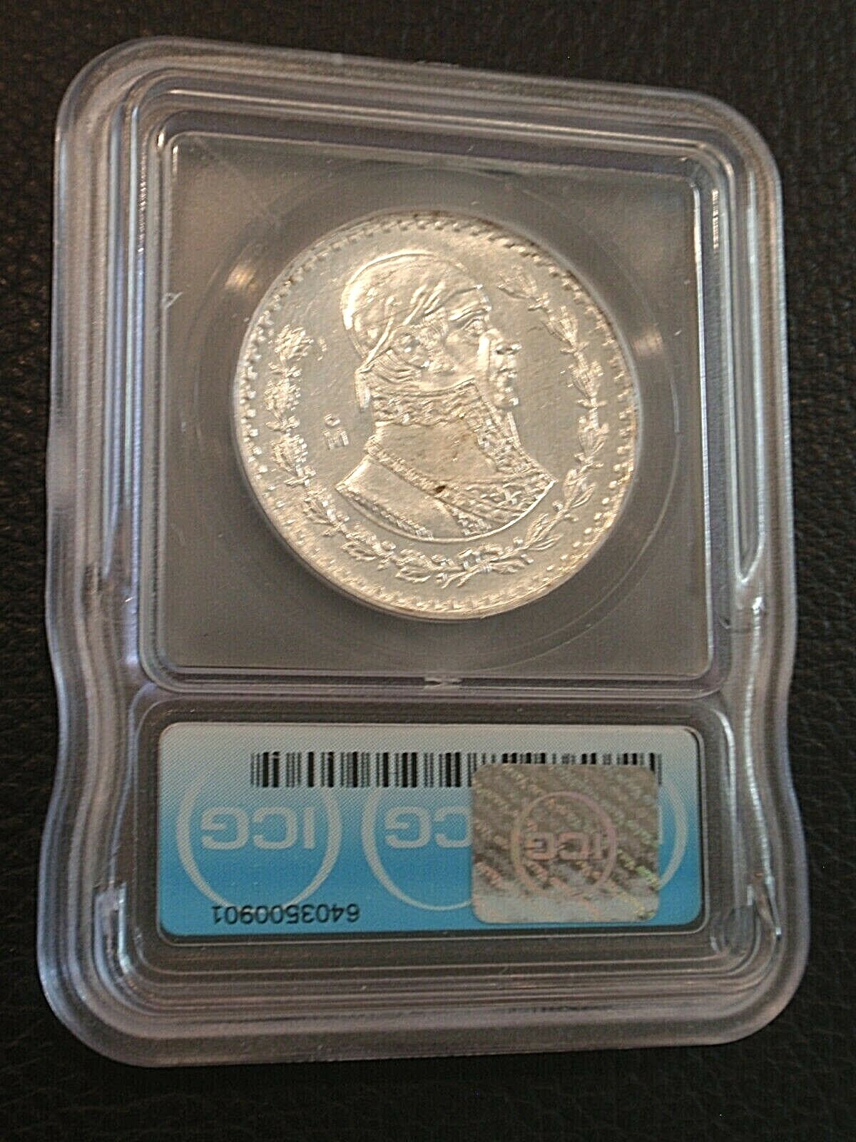 Mexico 1 Peso 1960 MS64 ICG GRADED Silver KM#459 PRETTY COIN AND FREE ...