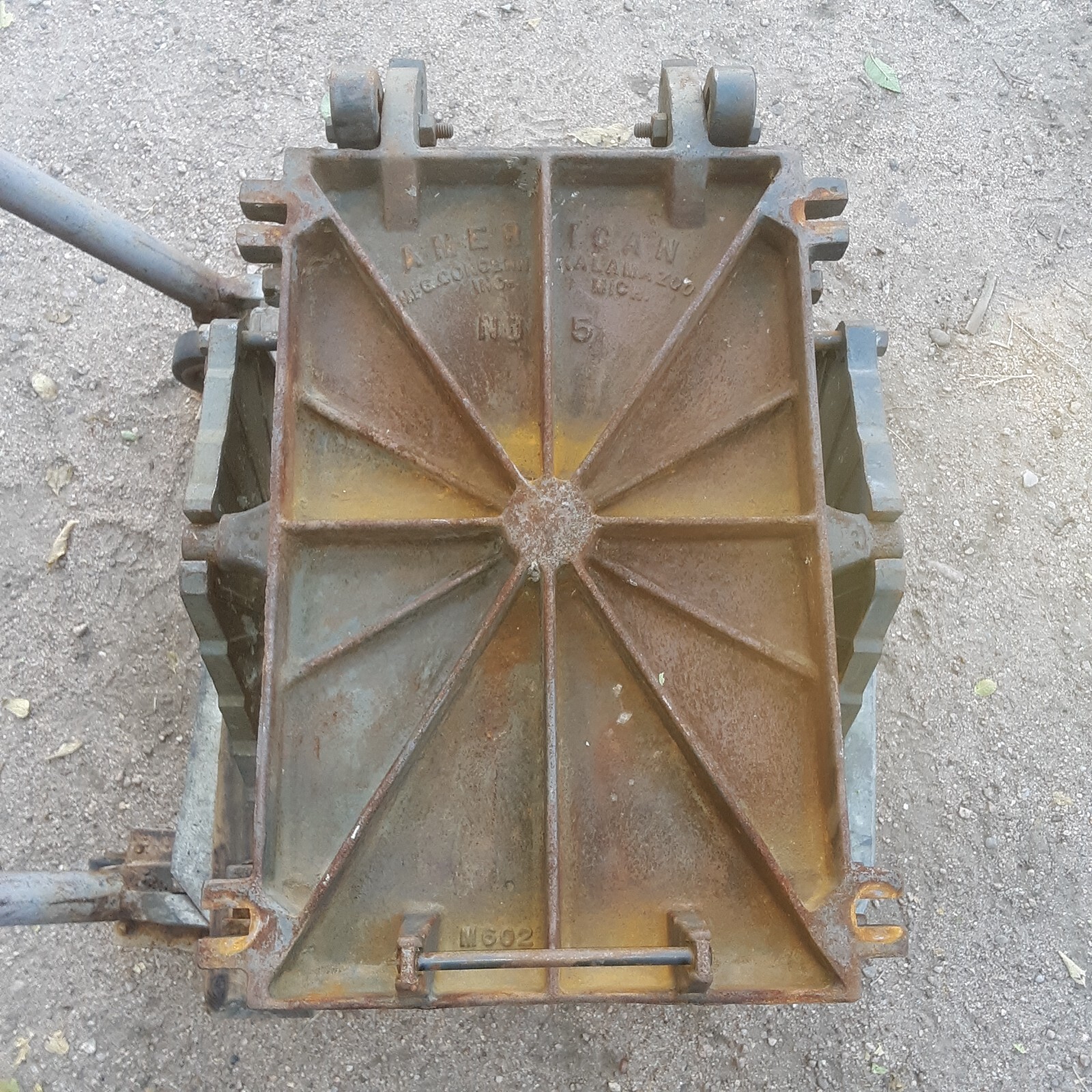 Antique Stereotype Casting Box AMERICAN MFG. CONCERN INC. Kalamazoo | eBay