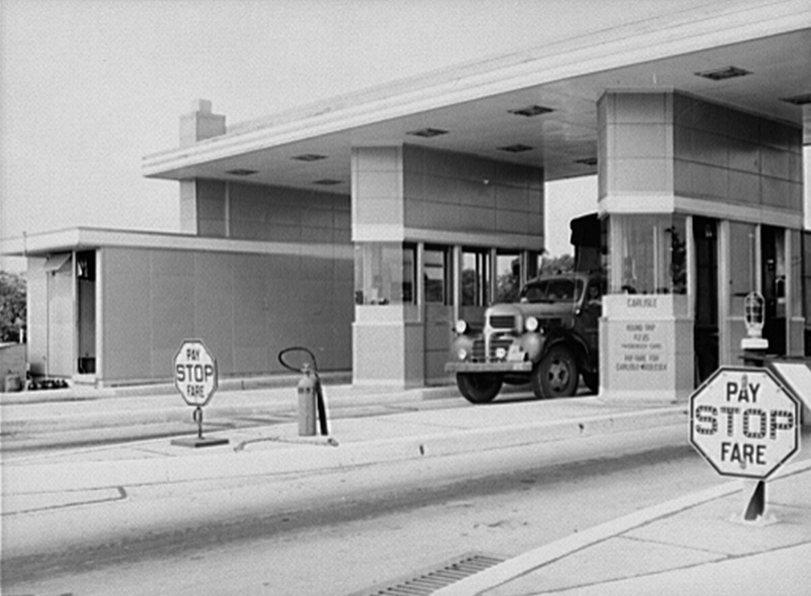 8" x 10" 1942 Photo Pennsylvania Turnpike, Pennsylvania. Toll booths | eBay