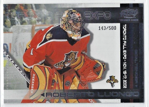 2002 Pacific Toronto Fall Expo Goaltenders #5 Roberto Luongo/Nikolai ...