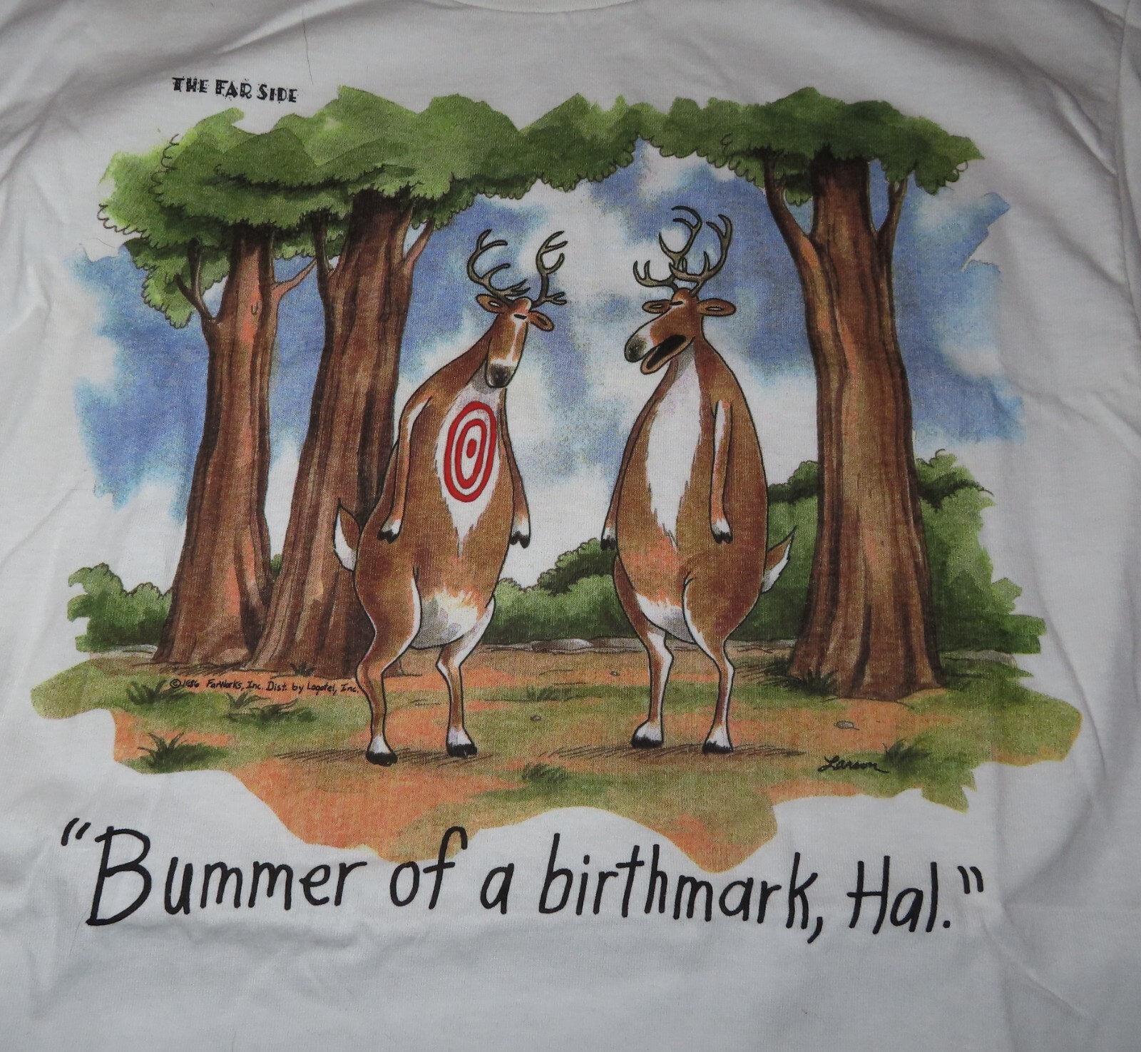 Vintage Tultex Label - 1986 Sayings "Bummer of a Birthmark Hal" (LG ...