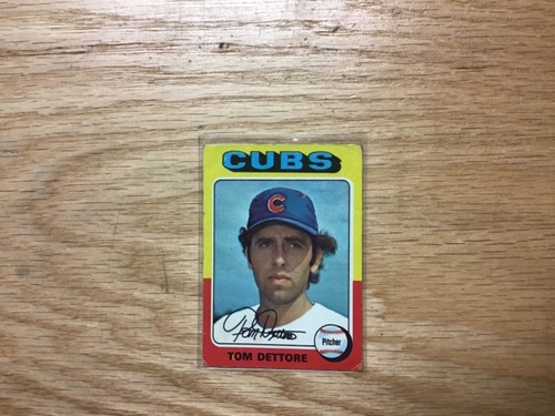 1975 Topps Baseball Tom Dettore Chicago Cubs Card #469 | eBay