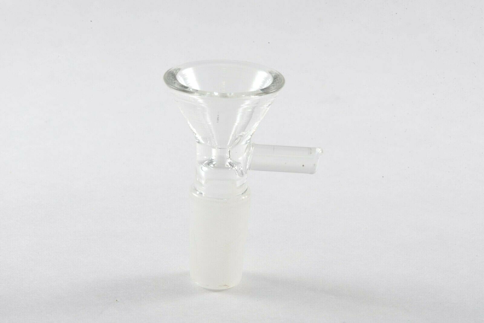 Two Pcs. 3" Clear Glass Slides/Bowls With Long Handle 14mm Male or 18mm ...