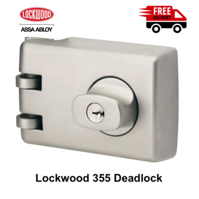 Lockwood Deadlock 355-ASSA-FRONT DOOR LOCK-Free Postage -355NSC | eBay ...