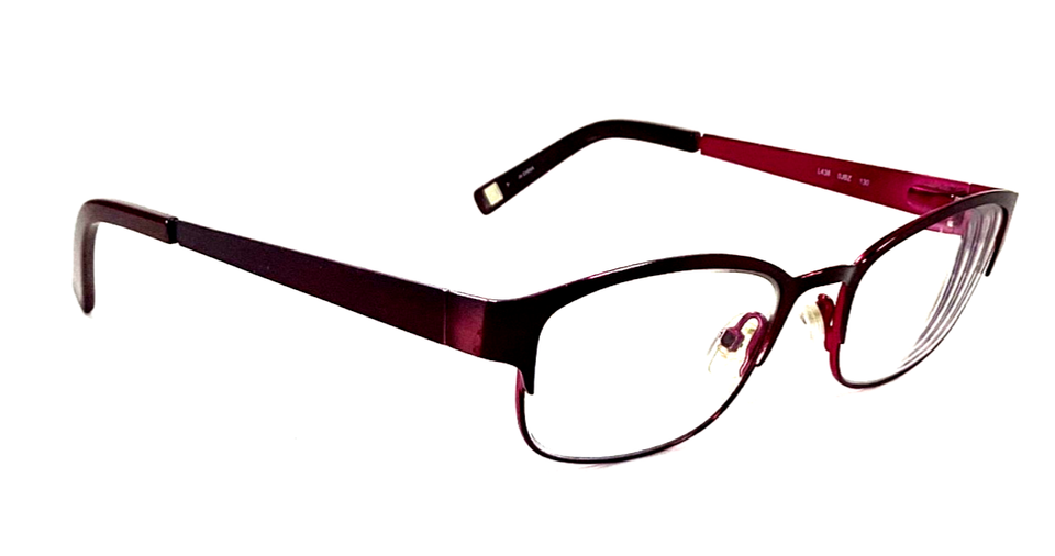 Liz Claiborne Eyeglasses Frame L438 0JBZ Women's Pink Metal Full Rim 48 ...