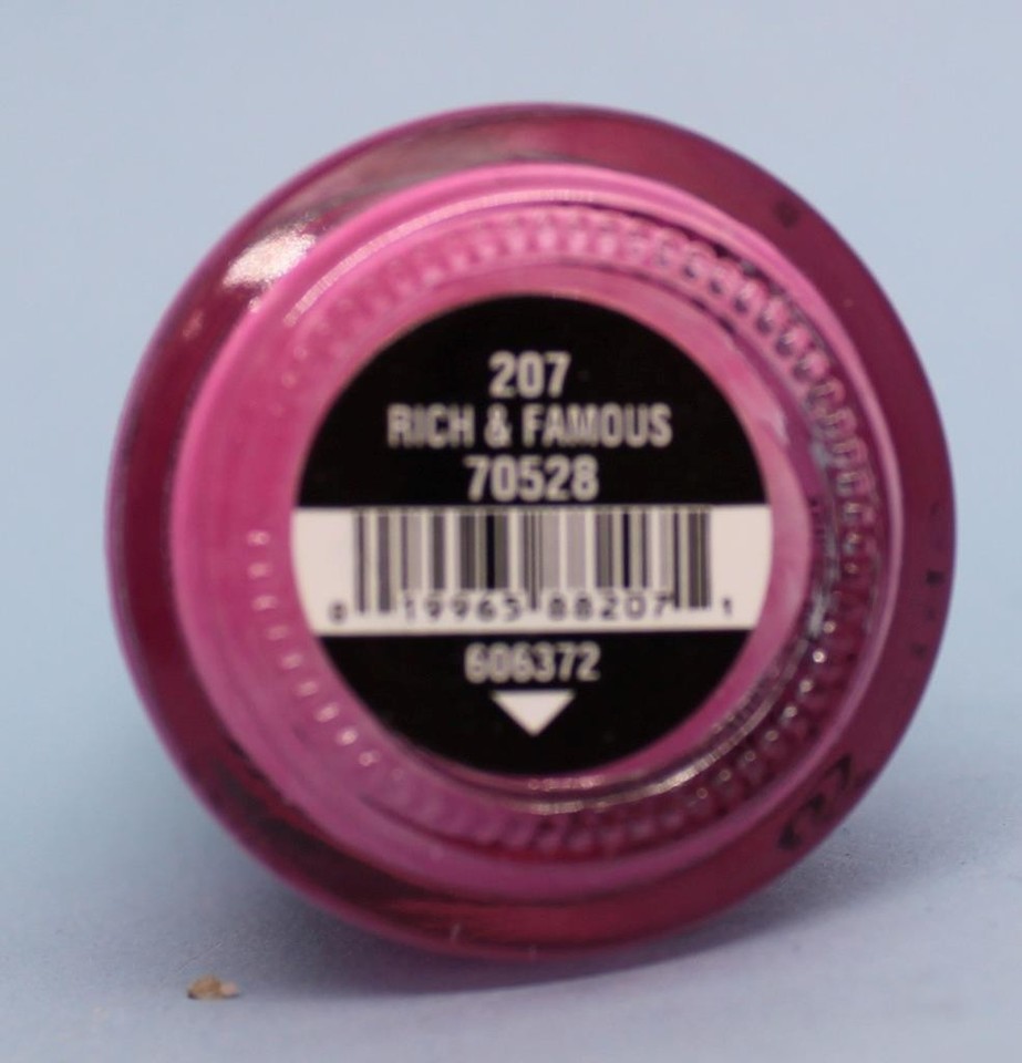 China Glaze Nail Lacquer # 207/70528 Rich & Famous (Magenta Pink) Free ...