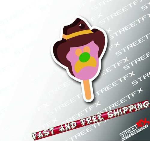 Bubble O Bill Sticker Decal Ice Cream 4x4 4WD Aussie Car Ute Icon Hoon ...
