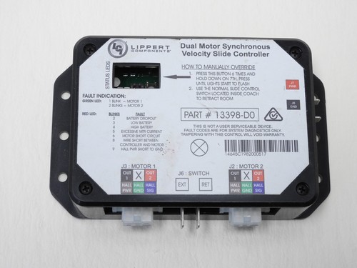 Lippert 13398-D0 RV MOTORHOME Dual Motor Synchronous Velocity Slide ...