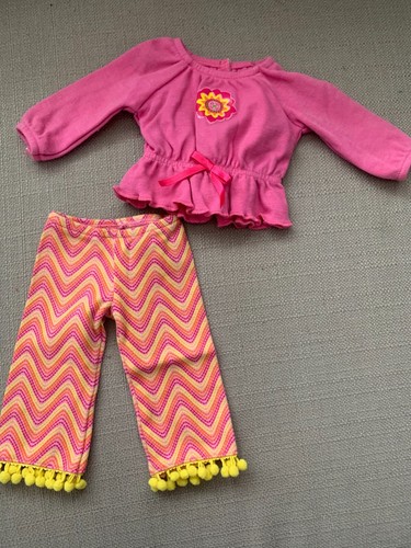 American Girl Doll Julie Albright Zig Zag Pajamas | eBay