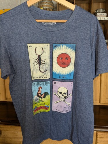 Loteria Don Clemente Tarot Card Tshirt Medium - Gem