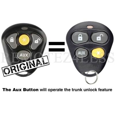 Remote For Hornet Valet Aftermarket Keyless Entry Car Key Fob Control ...