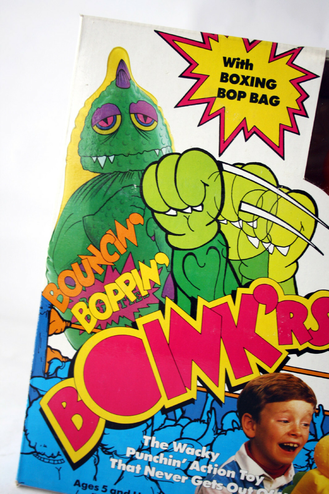 Very RARE Vintage 1987 Boink'rs Boinkers Boxing Puppet R Rowdy Red MIB ...