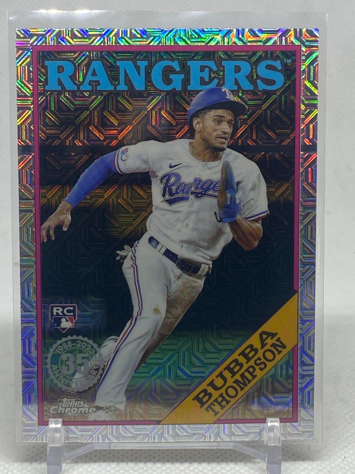 2023 Topps Baseball 1988 Silver Pack RC #T88C-16 Bubba Thompson Rangers ...