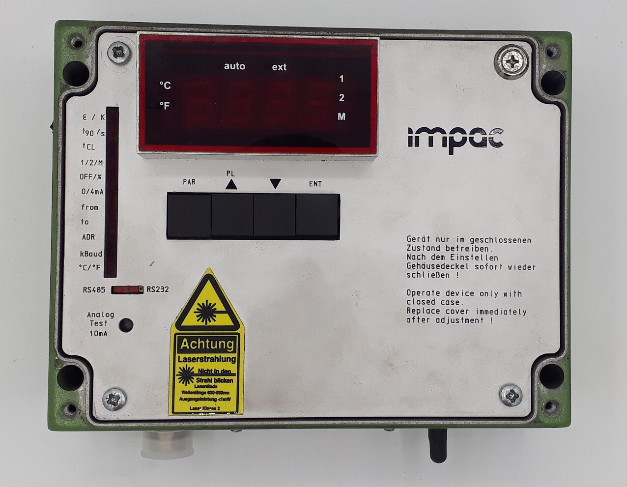Impac Infrared ISR 12-L0 Pyrometer Infratherm Messumformer 900-2500°C ...