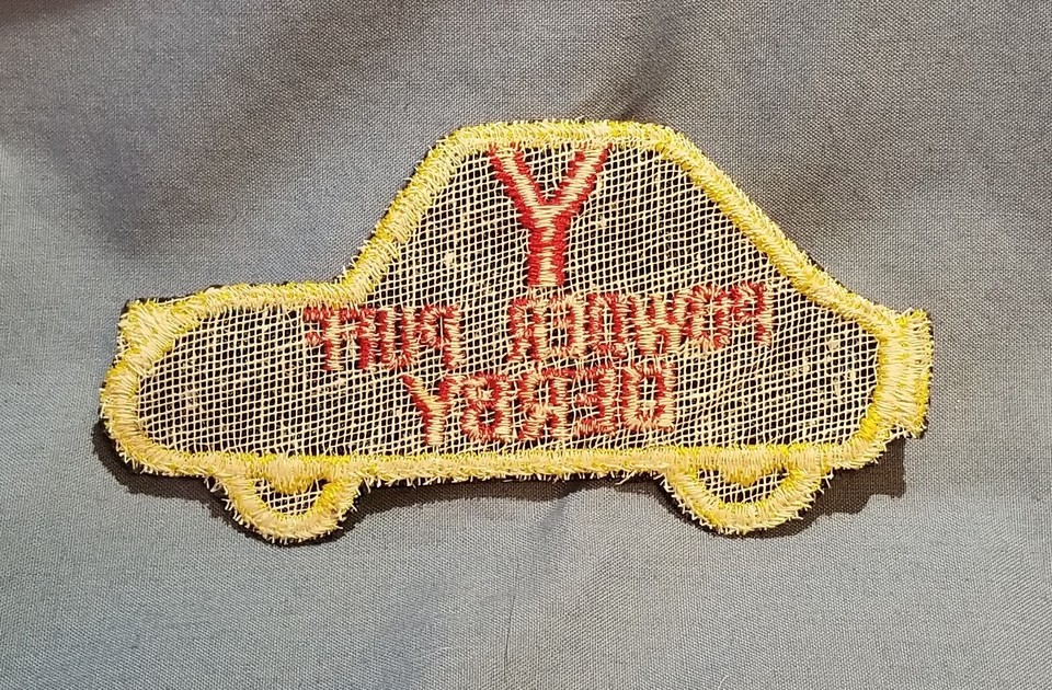 LMH Patch Vintage YMCA YWCA POWDER PUFF Pinewood DERBY Girl Scouts GSA ...