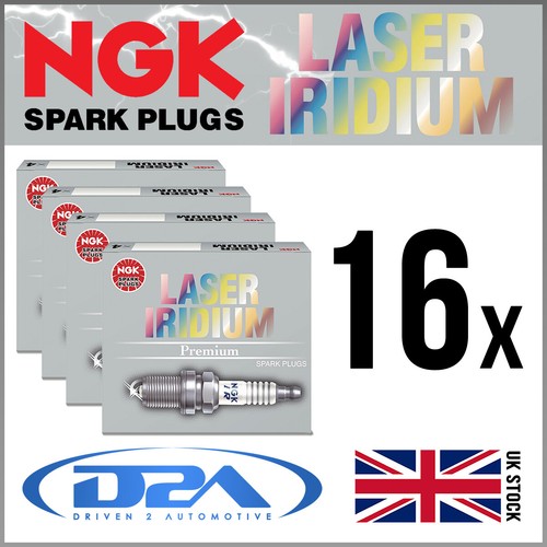 16x NGK ILFR6A LASER IRIDIUM Spark Plugs For MCLAREN SLR 5.4 09/04>06/ ...
