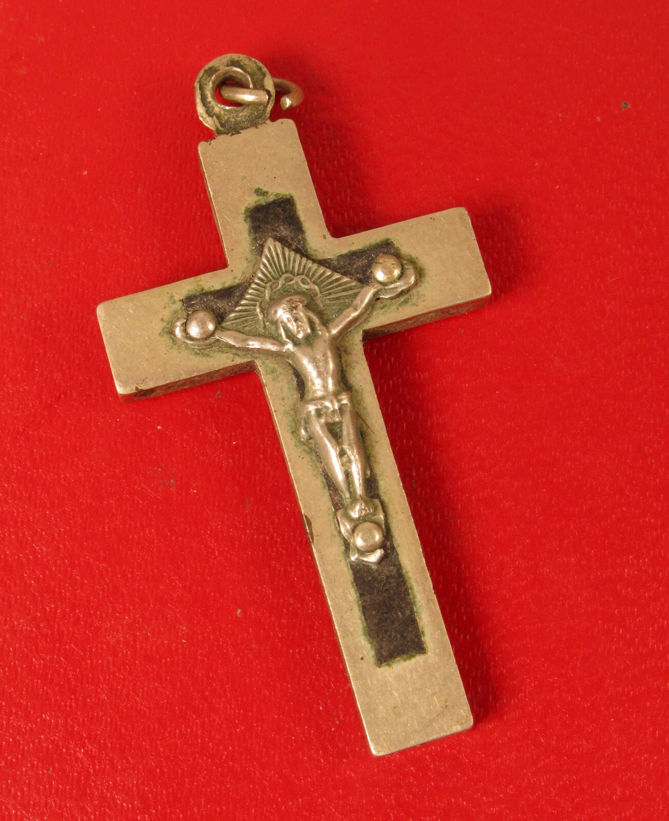 VINTAGE WOOD JESUS CHRIST CRUCIFIX HOLY PENDANT PRAY GOD RELIGIOUS ...