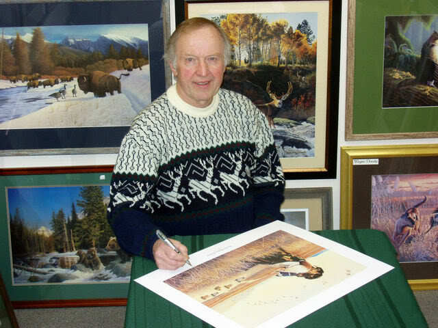 Horse backpacking Giclée CANVAS Wayne Dowdy Art Ducks Unlimited Artist ...