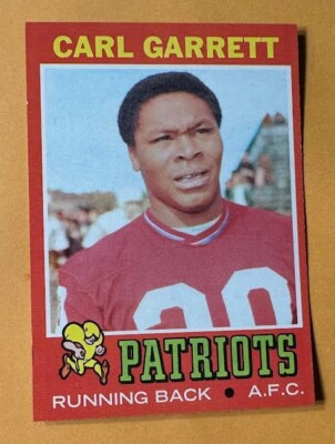 1971 Topps Carl Garrett # 34 New England Patriots NM | eBay