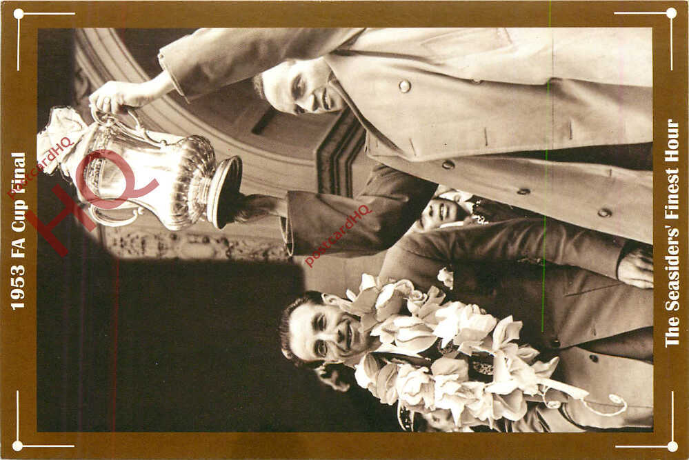 Picture Postcard: Football, 1953 Fa Cup Final, Blackpool Football Club ...