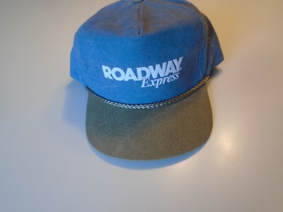 Roadway Express hat blue cap trucker snapback clean cobra caps trucking ...