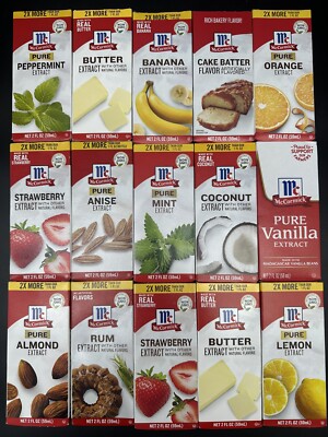 McCormick Brand Extracts Choose Your Flavor | eBay