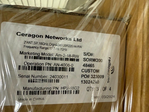 2', 18GHz Am-type Single Polarization Radiowaves Antenna Direct Mount ...