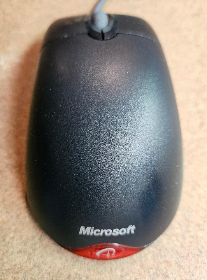 Microsoft Wheel Mouse Optical USB X802382 Black Tested & Clean - OEM ...