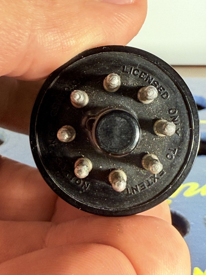 Tung-Sol 6SN7GT Black Glass Oval Mica Label RCA Tested Like NOS ...