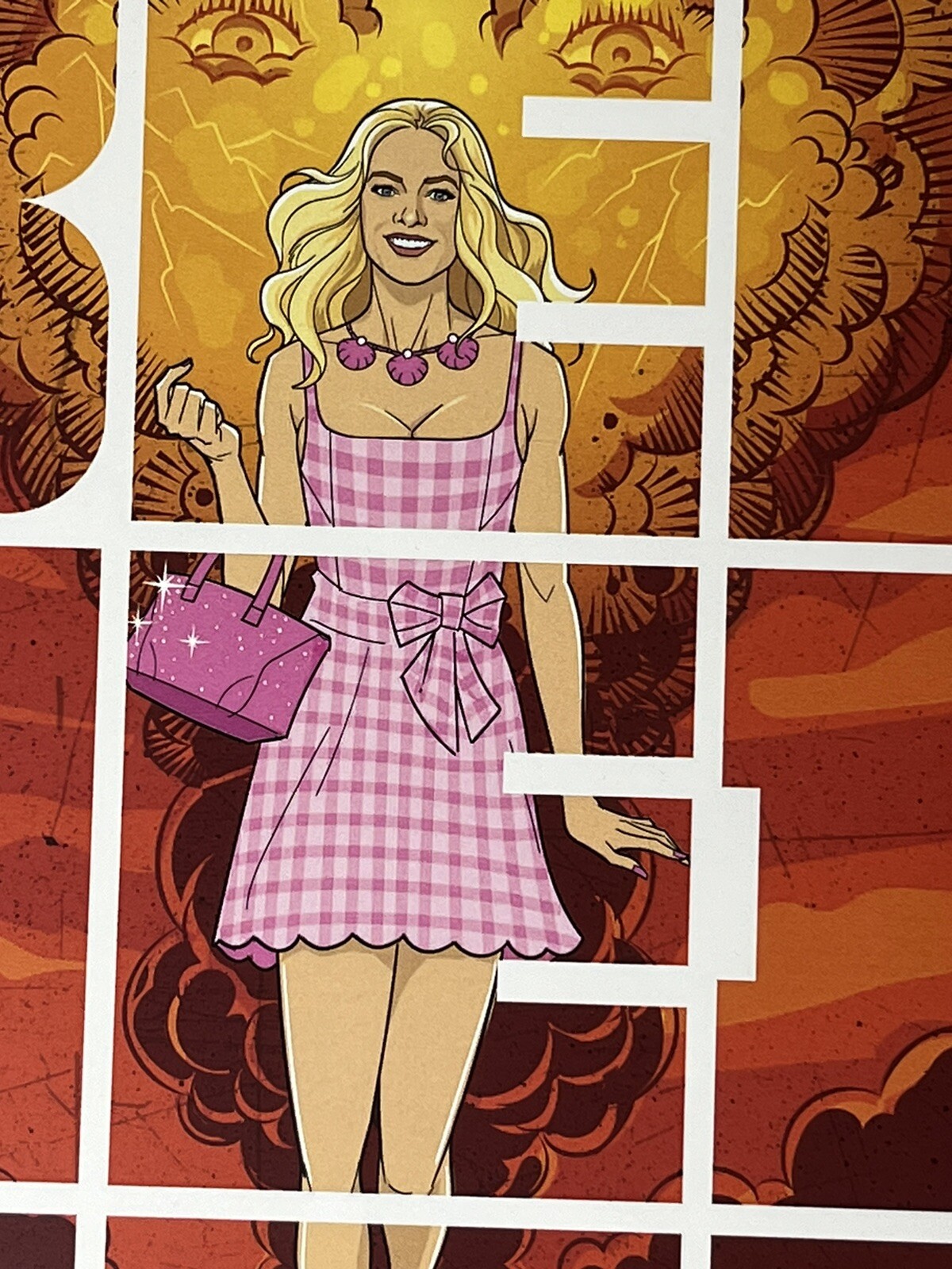 Barbie Oppenheimer Barbenheimer Double Feature Movie Art Print Poster ...