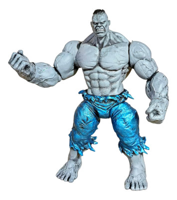 HULK : GRAY action figure oversized 9.50" inches hard plastic ⚡⚡⚡⚡⚡⚡⚡⚡⚡ ...
