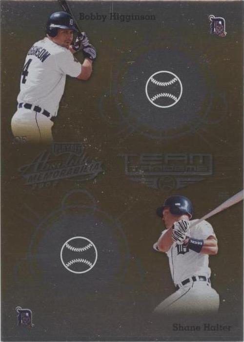 2002 Playoff Absolute Memorabilia - Team Tandems Bobby Higginson, Shane ...