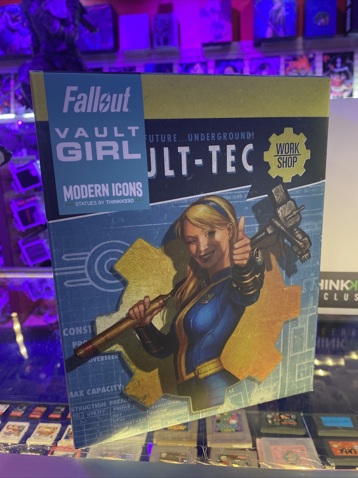 Fallout Vault Girl Modern Icons ThinkGeek Statue 2018 for sale online ...