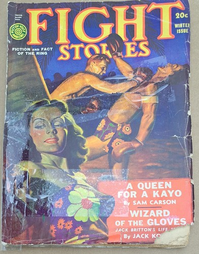 Winter 1943 Fight Stories Pulp Magazine Book Fiction & Facts of the ...