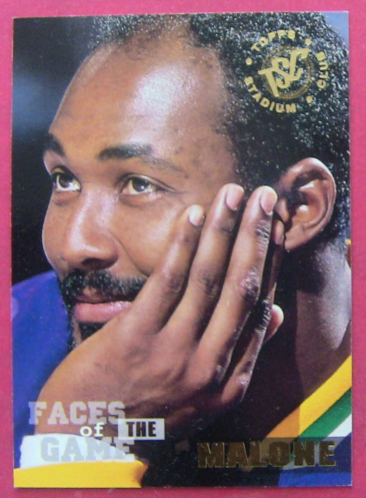 KARL MALONE, 1995 TOPPS STADIUM CLUB, FACES OF THE GAME #361, JAZZ | eBay