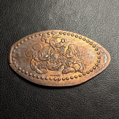 Disney Epcot Micky Goofy Donald - Press Coin Elongated Penny Souvenir ...