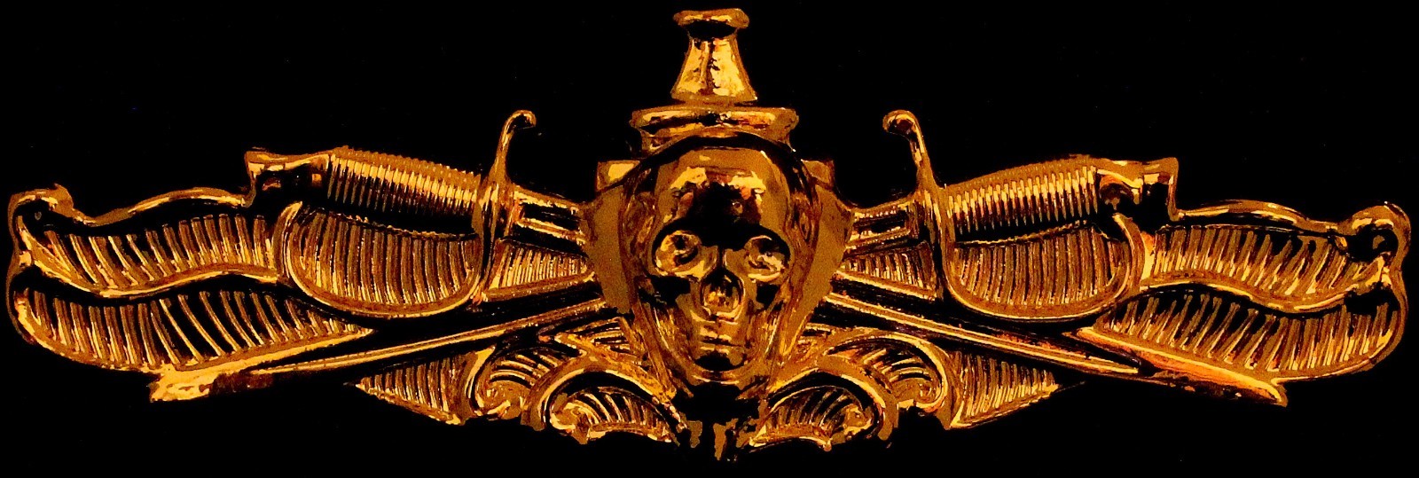 US Navy Surface Warfare Officer Skull Badge USN SWO Insignia Naval ...